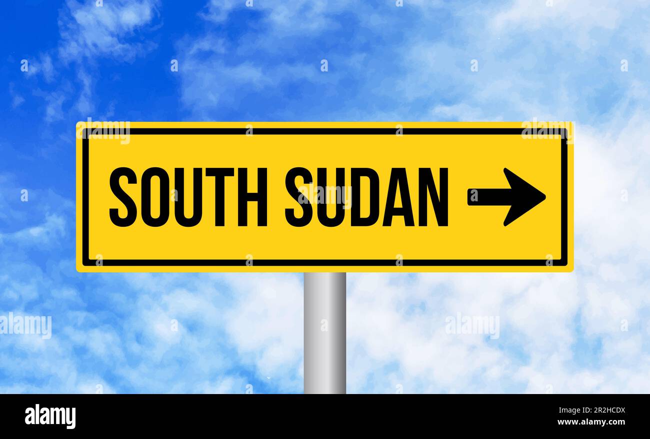 South sudan road sign hi-res stock photography and images - Alamy