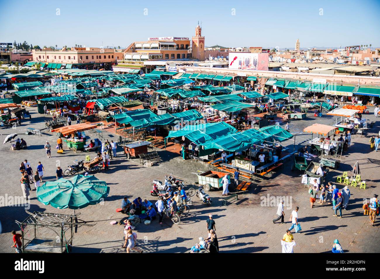 Djemaa el Fna - Hanged Man Square, Marrakesh Morocco Stock Photo - Alamy
