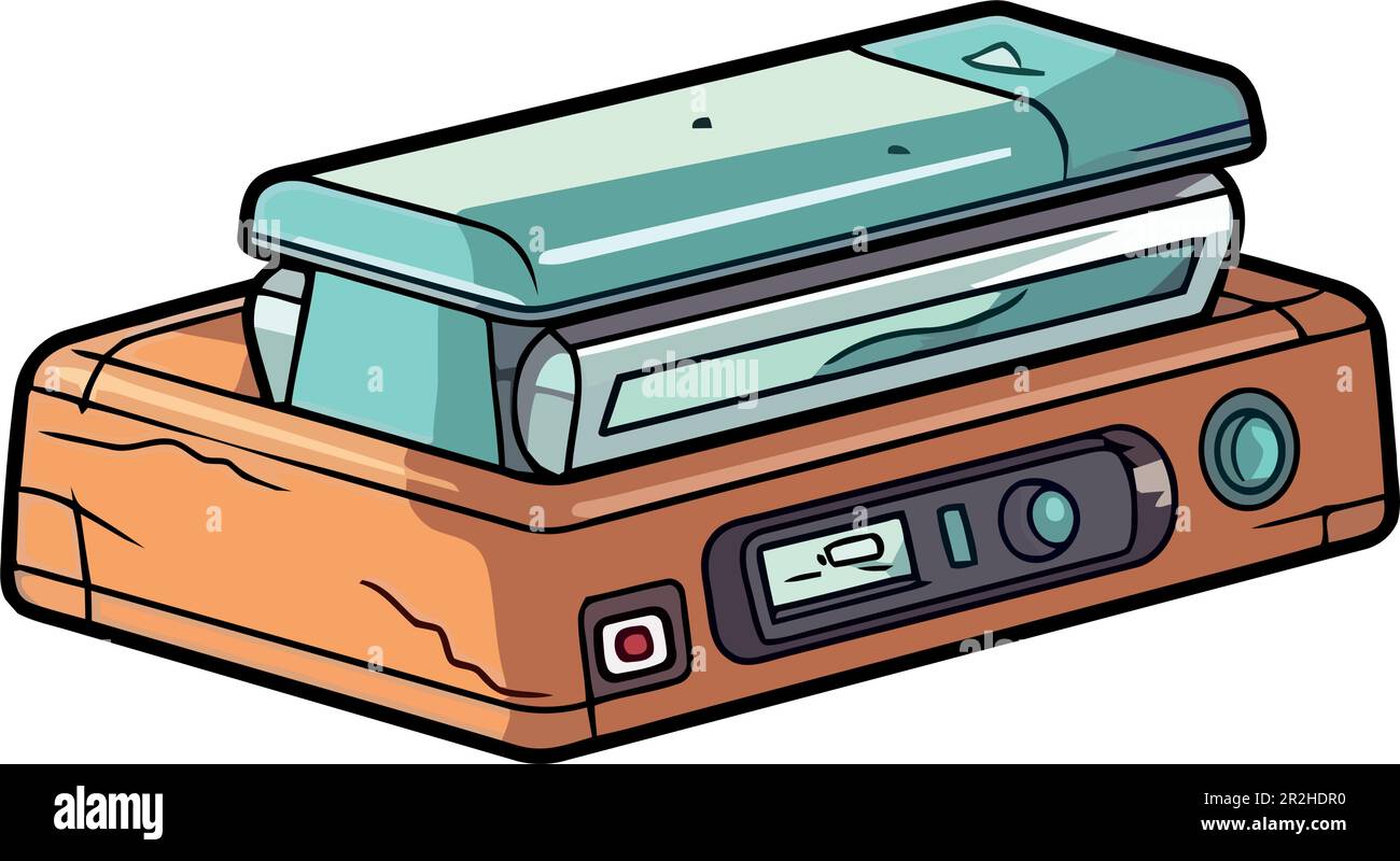 Obsolete audio casette symbol of nostalgia isolated Stock Vector Image ...