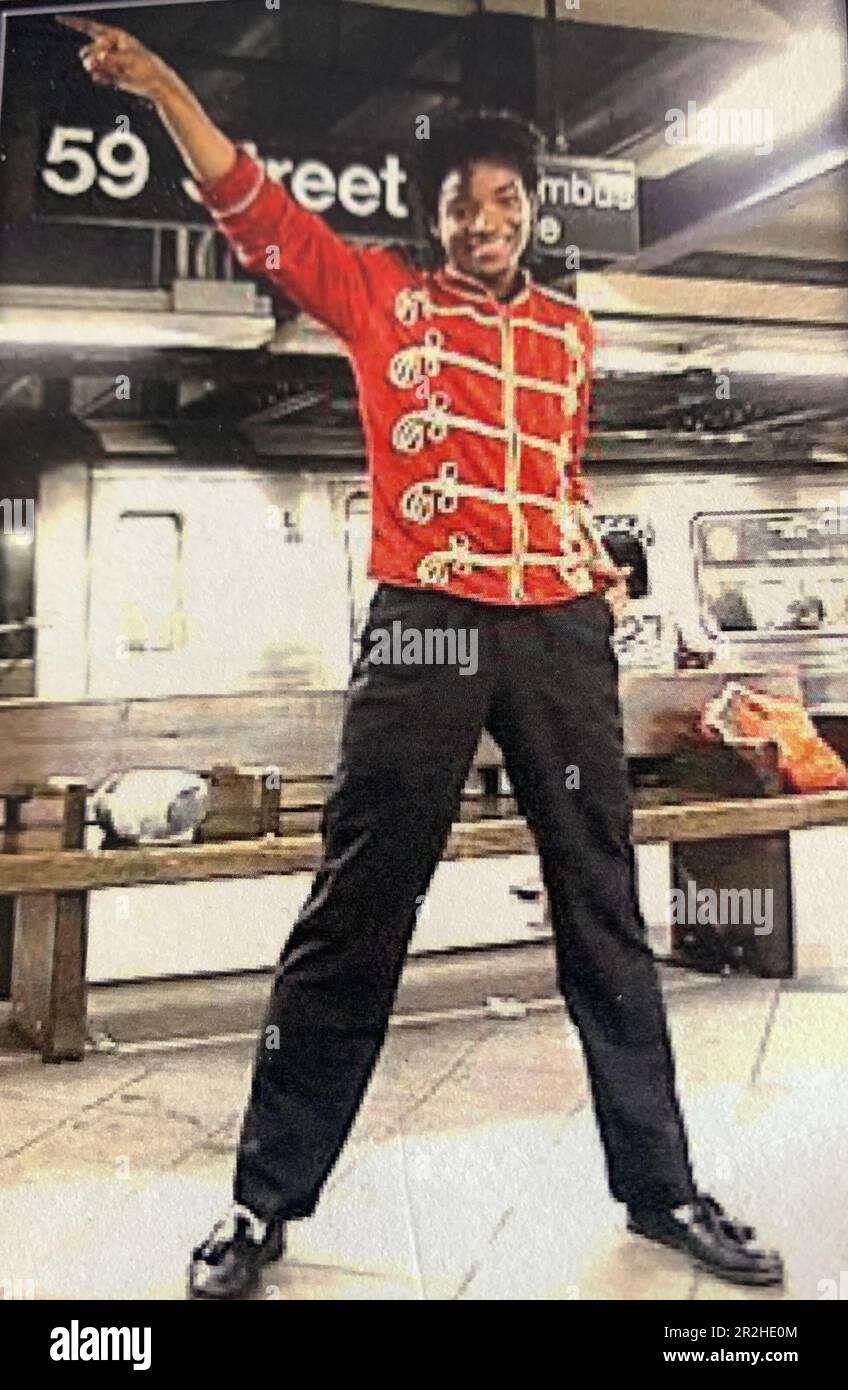 New York, New York, USA. 19th May, 2023. Jordan Neely is shown in this ...