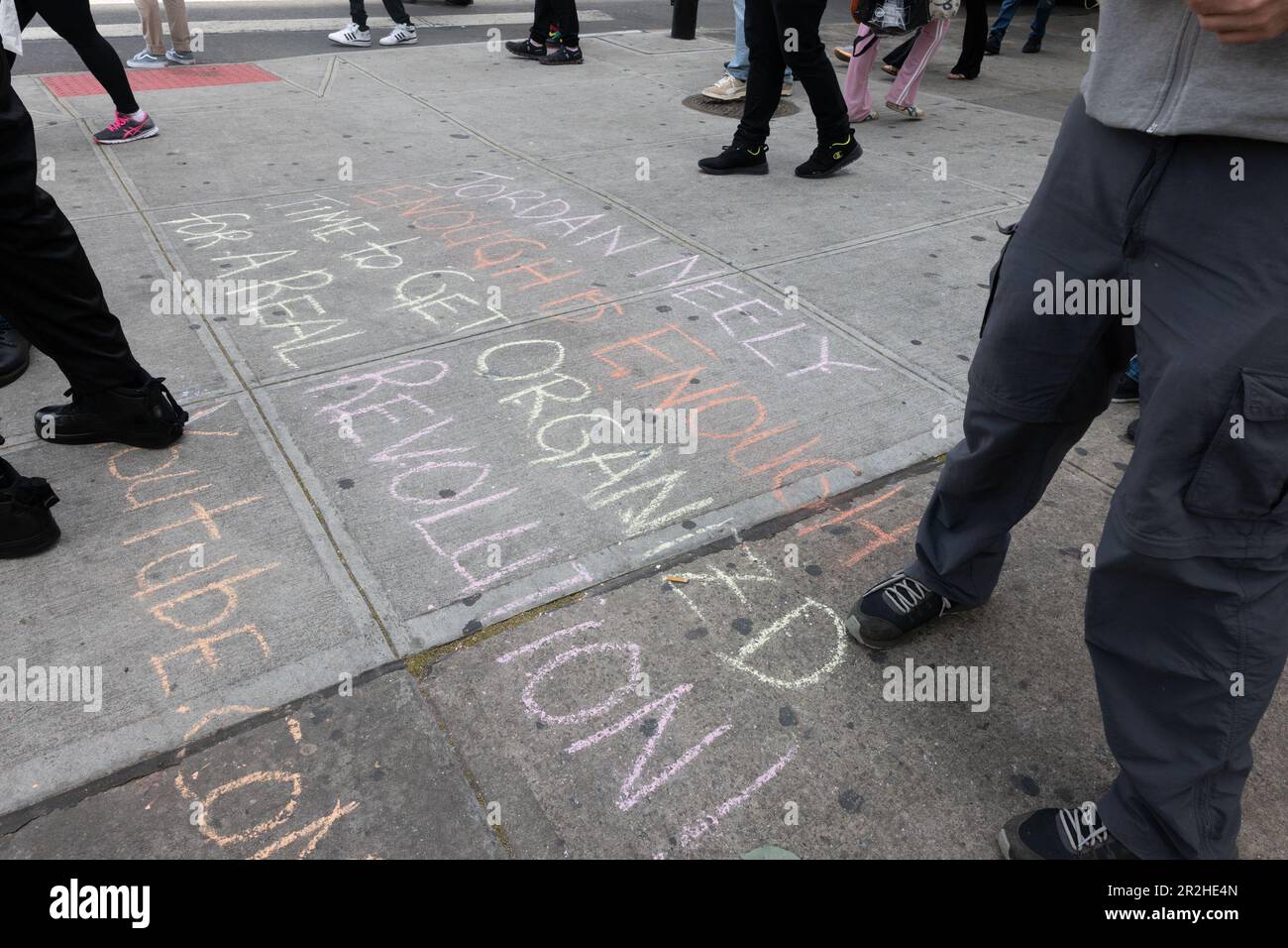 New York, New York, USA. 19th May, 2023. Mourners gather outside Mt ...