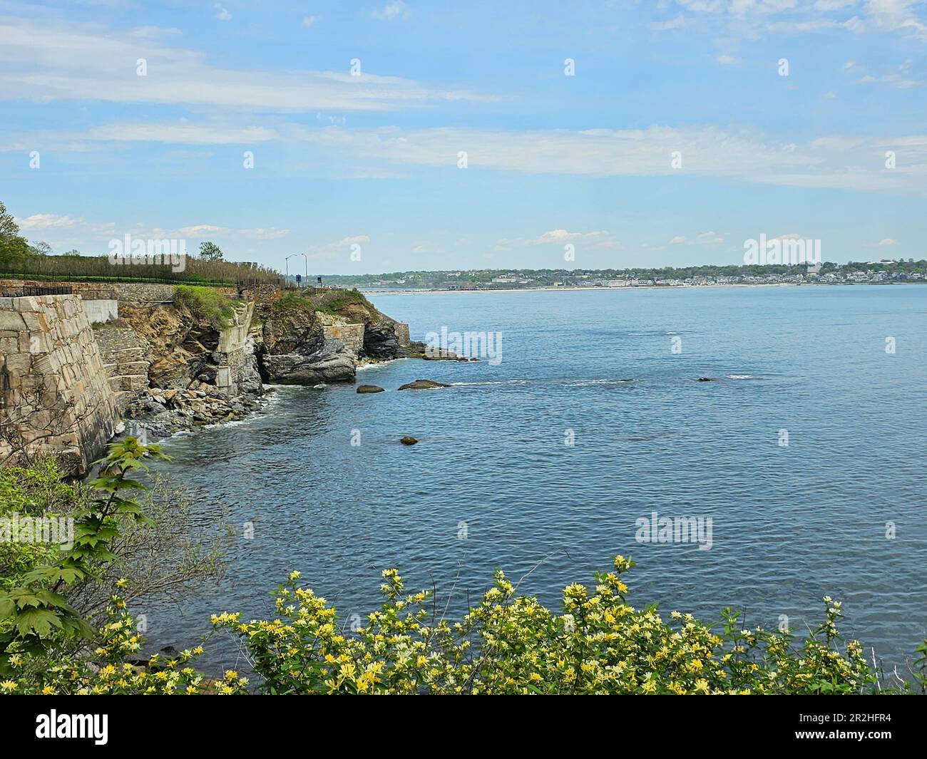 The Cliffwalk in Newport, Rhode Island offers a breathtaking coastal ...