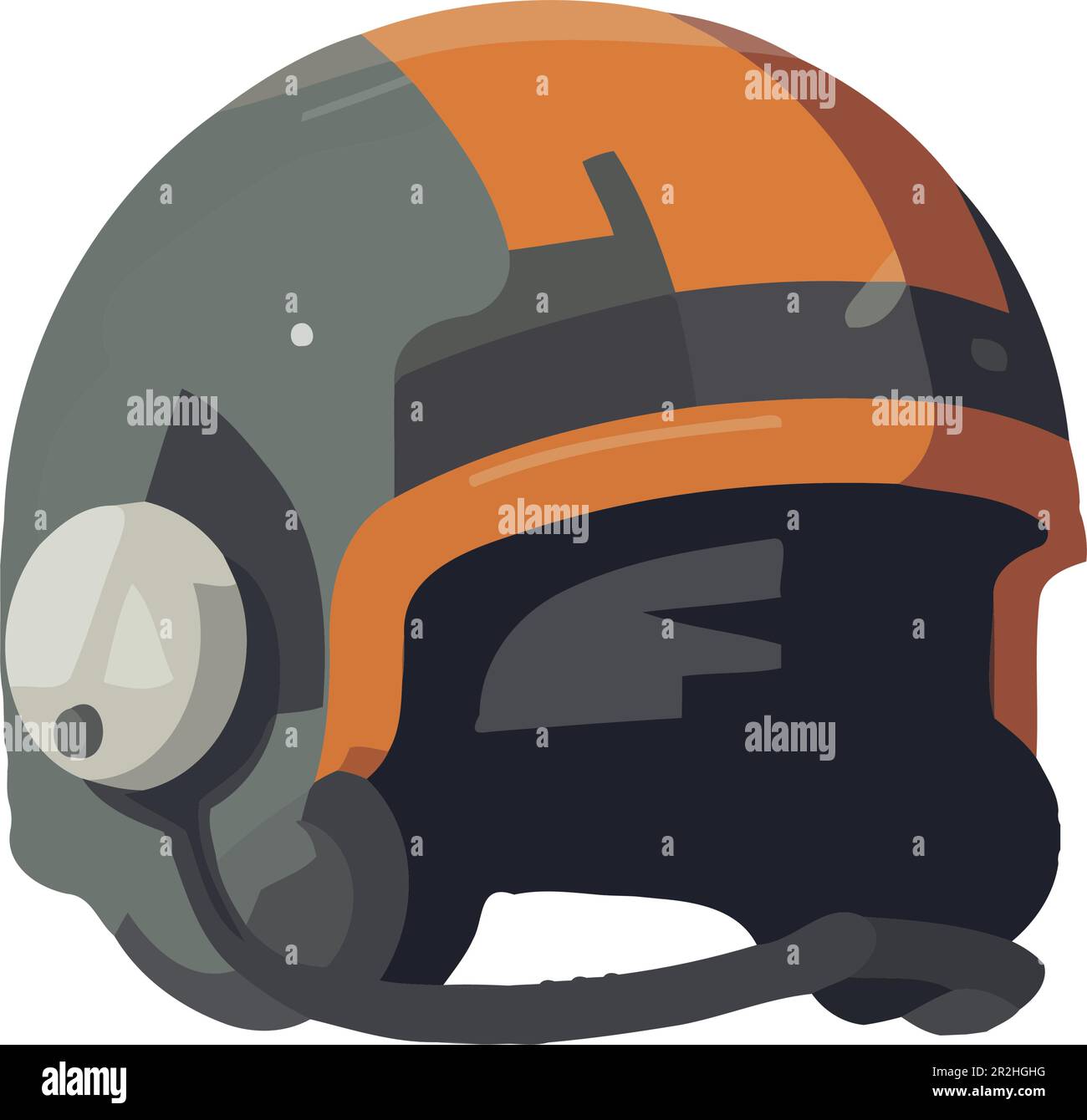 Winter sports helmet for extreme adventure isolated Stock Vector Image ...