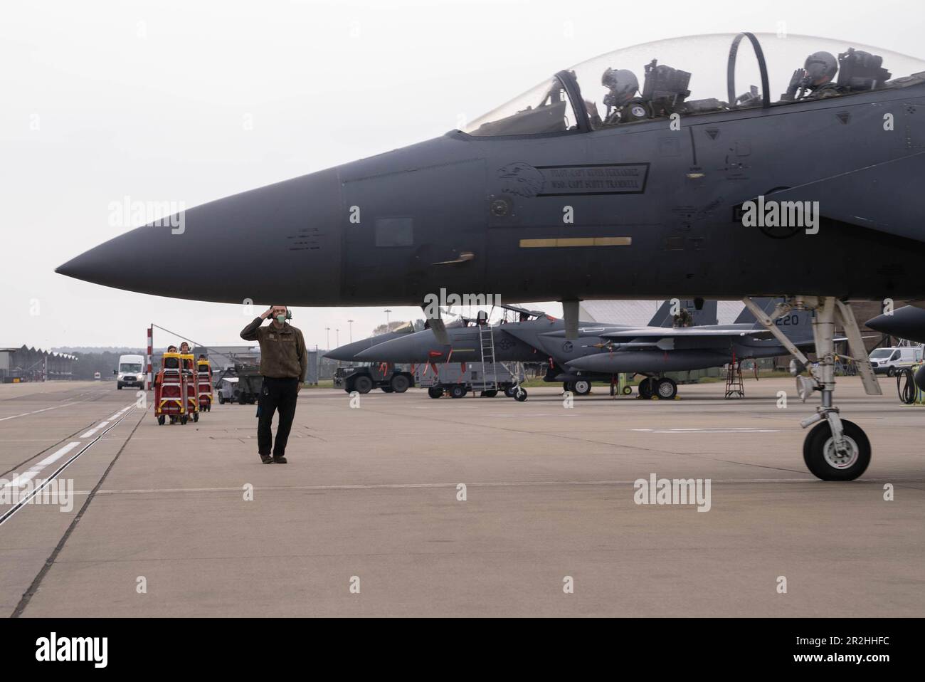 U.S. Air Force Airmen 1st Class Isaiah Cooper, 492nd Fighter Generation ...