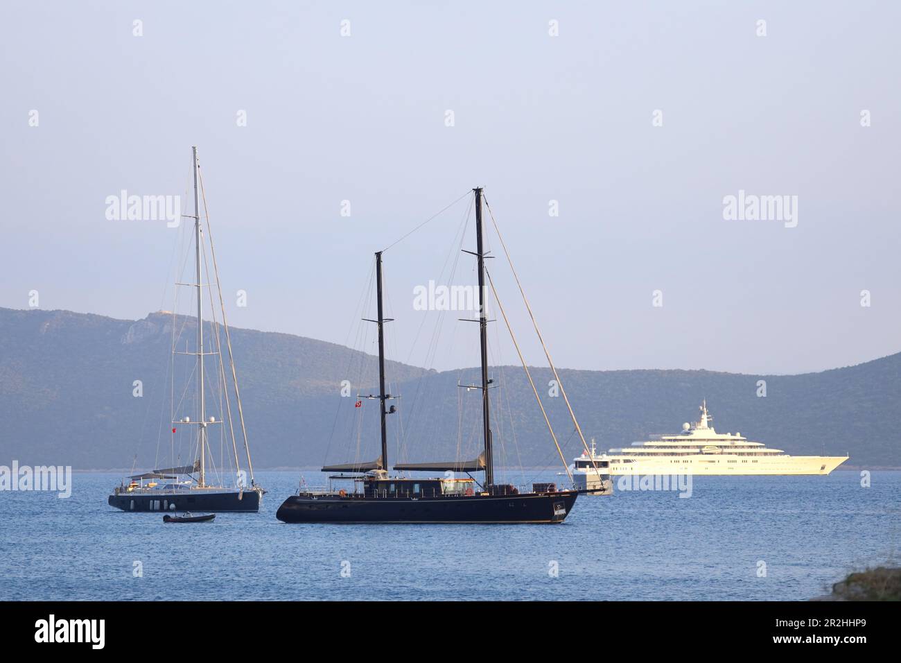 Bodrum, Turkey, May 07,2023 : The giant superyacht Eclipse, owned by ...
