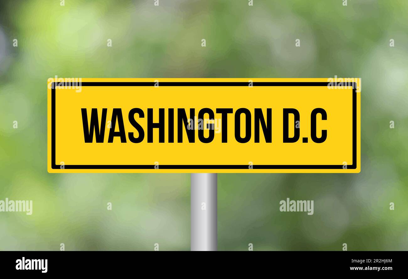 Washington d c road sign hi-res stock photography and images - Alamy