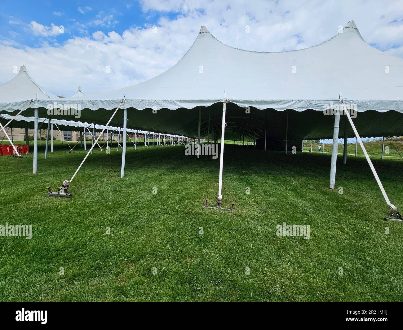 Very large tent for events and parties Stock Photo - Alamy