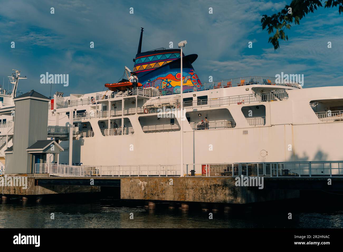 South Baymouth, On, Canada-July 2022 -Chi-Cheemaun ferry arriving in ...