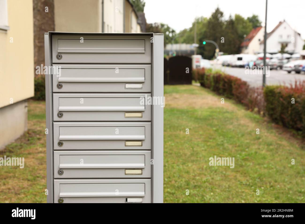 Residential letter boxes hi-res stock photography and images - Alamy