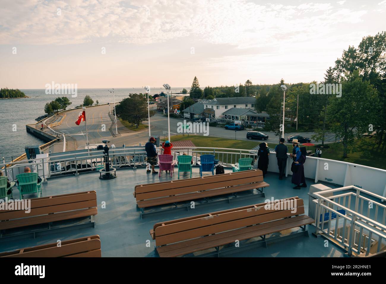 South Baymouth, On, Canada-July 2022 -Chi-Cheemaun ferry arriving in ...