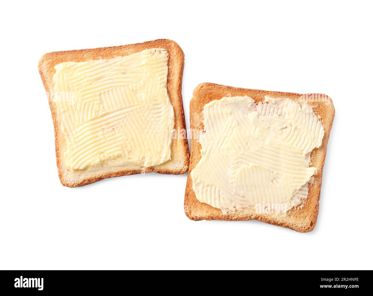 Top view gourmet toasts Cut Out Stock Images & Pictures - Alamy