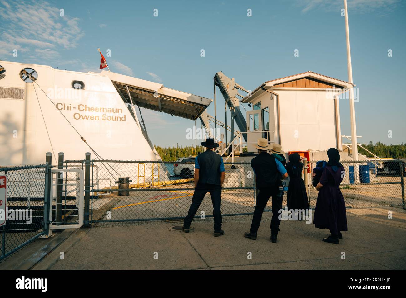 South Baymouth, On, Canada-July 2022 -Chi-Cheemaun ferry arriving in ...