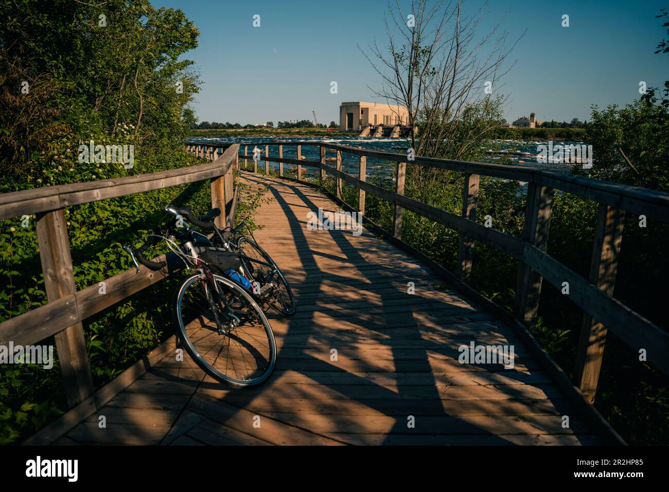 Whitefish Island River Viewpoint in Sault Ste. Marie, CANADA. High ...