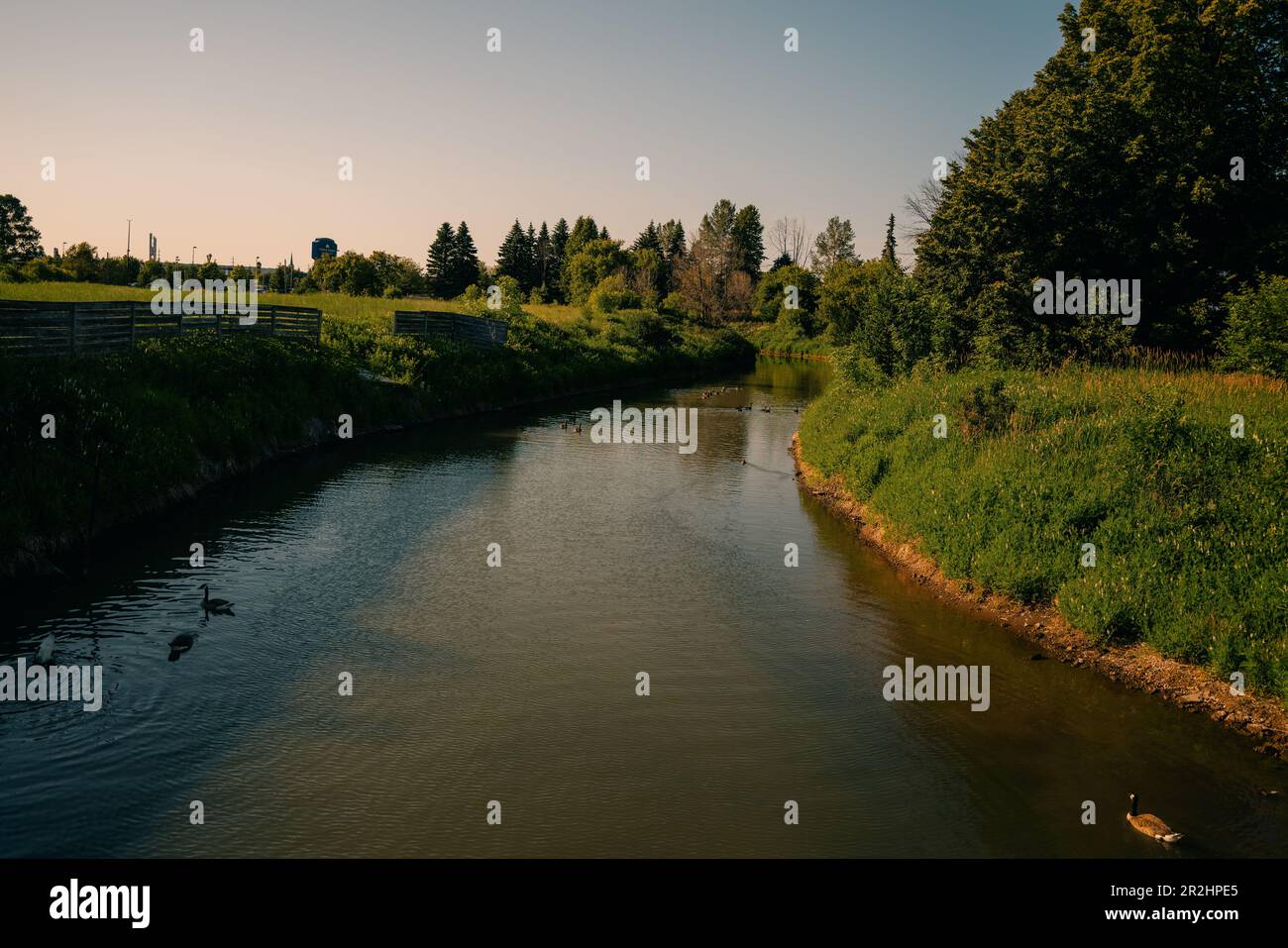 Whitefish Island River Viewpoint in Sault Ste. Marie, CANADA. High ...