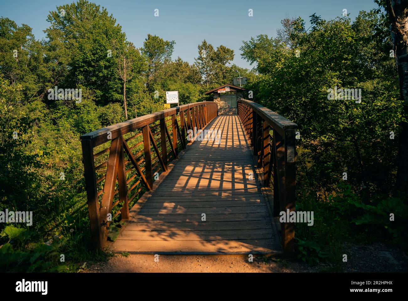 Whitefish Island River Viewpoint in Sault Ste. Marie, CANADA. High ...