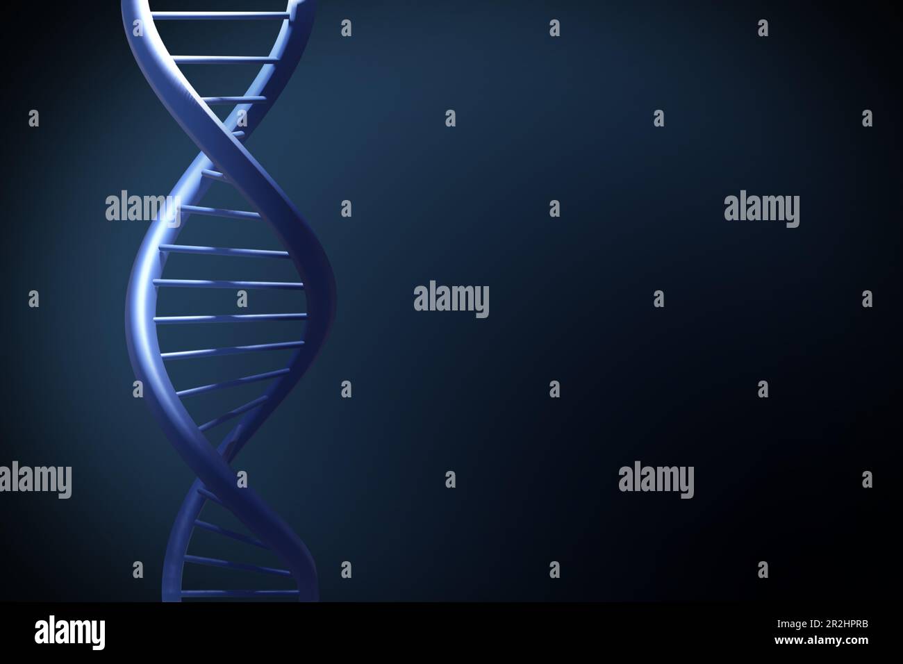 Structure of DNA on dark background, space for text. Illustration Stock ...
