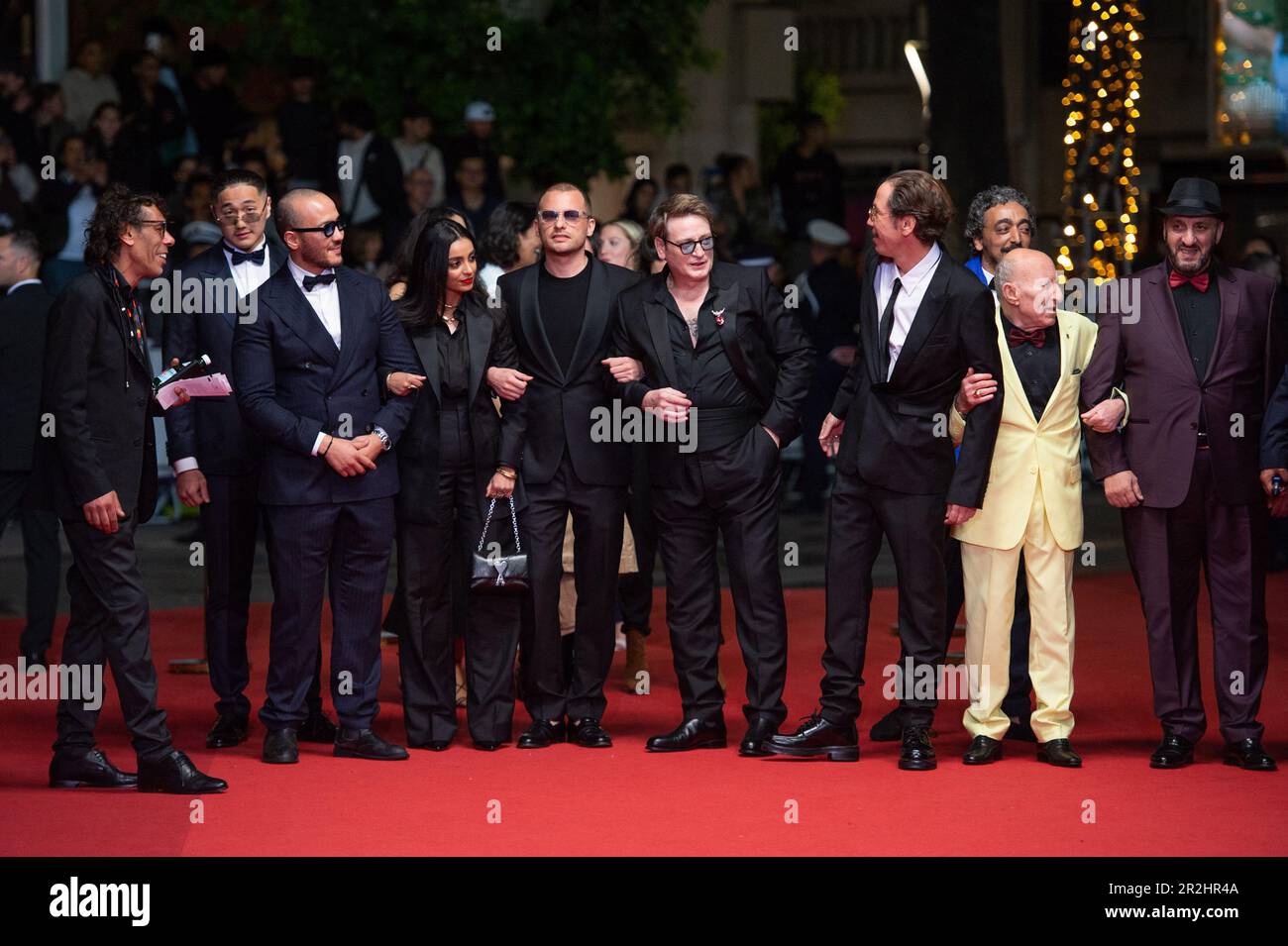 Cannes, France. 19th May, 2023. Reda Kateb, Benoit Magimel, Elias ...
