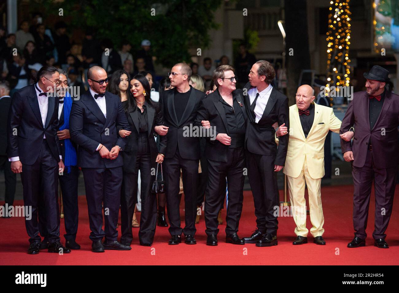 Cannes, France. 19th May, 2023. Reda Kateb, Benoit Magimel, Elias ...