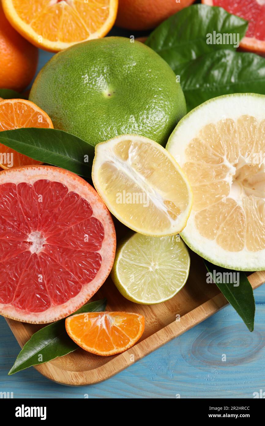 Different types citrus cut hi-res stock photography and images - Alamy