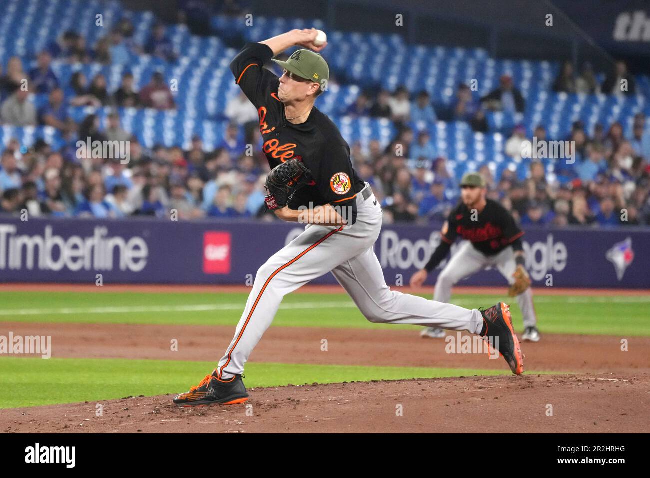 Baltimore Orioles starting pitcher Kyle Gibson works against the ...