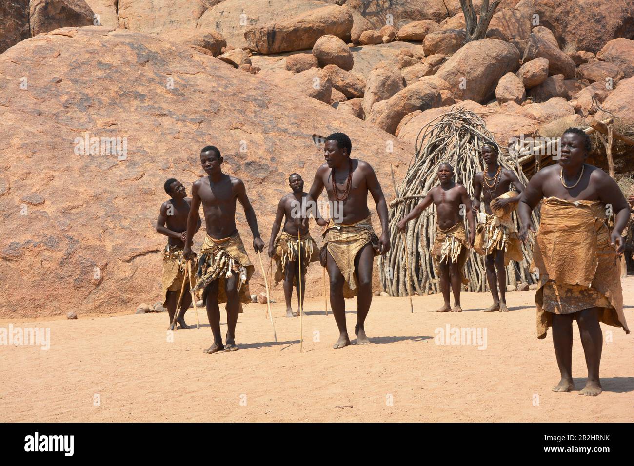 Namibia; Kunene Region; northern Namibia; Damaraland; Damara Living ...