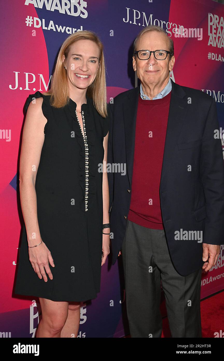Nicki Hunter and Barry Grove of MTC attend the 89th Annual Drama League ...