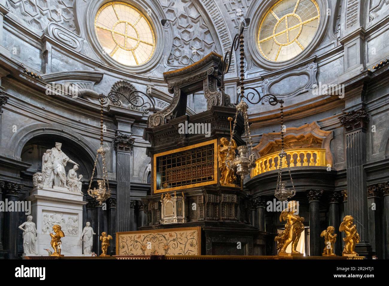 Chapel of the Holy Shroud, Royal Palace,Turin,Piedmont,Italy Stock ...