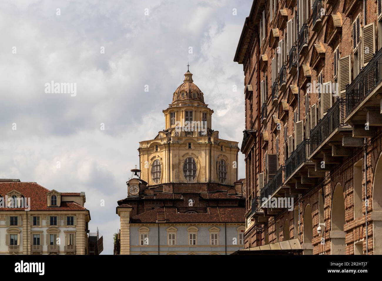 San Lorenzo church in Piazza Castello, designed by Guarino Guarini in ...