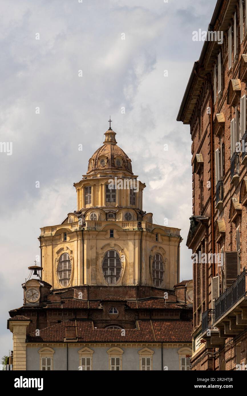 San Lorenzo church in Piazza Castello, designed by Guarino Guarini in ...