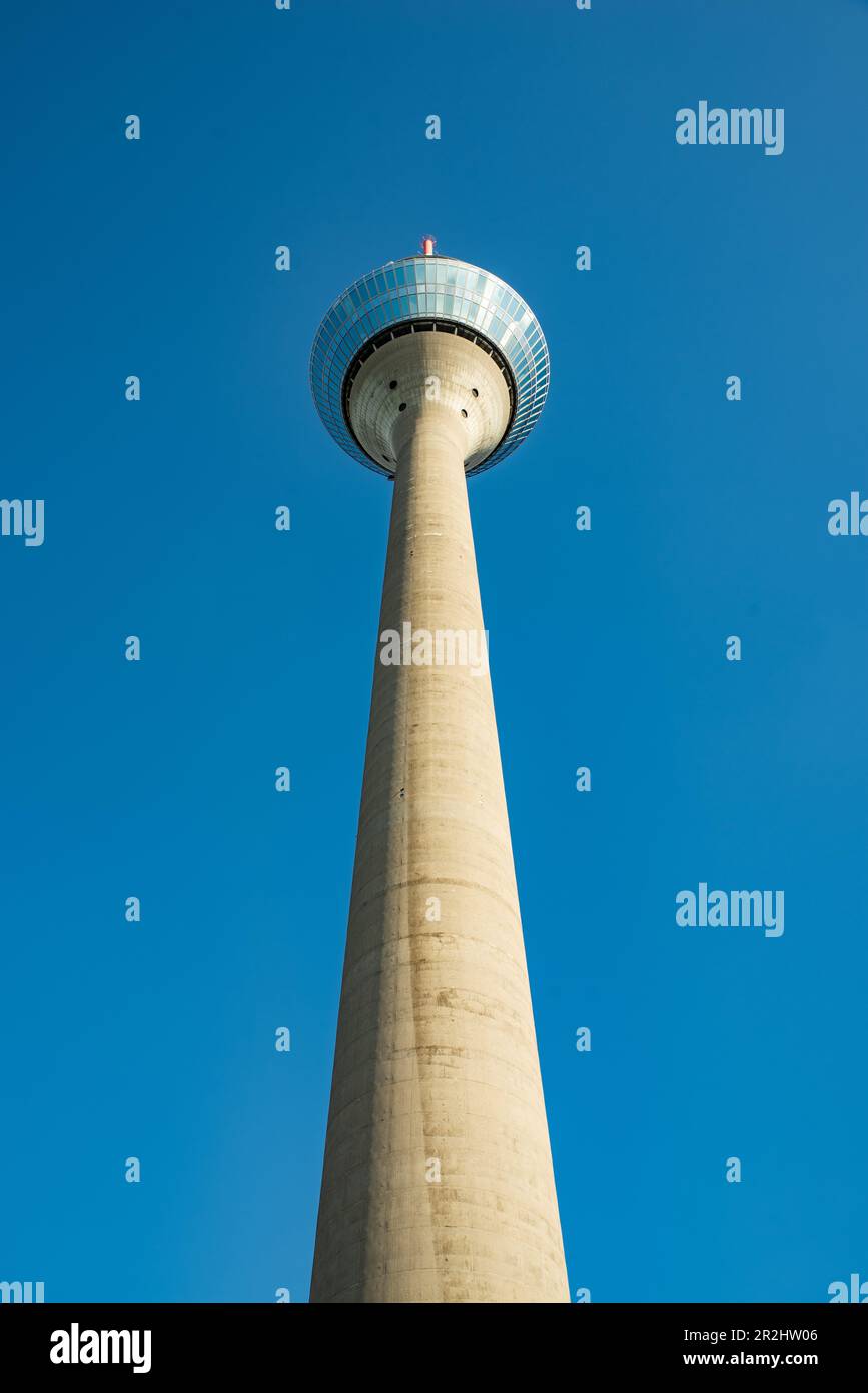 The Rhine tower in Dusseldorf, Germany Stock Photo - Alamy