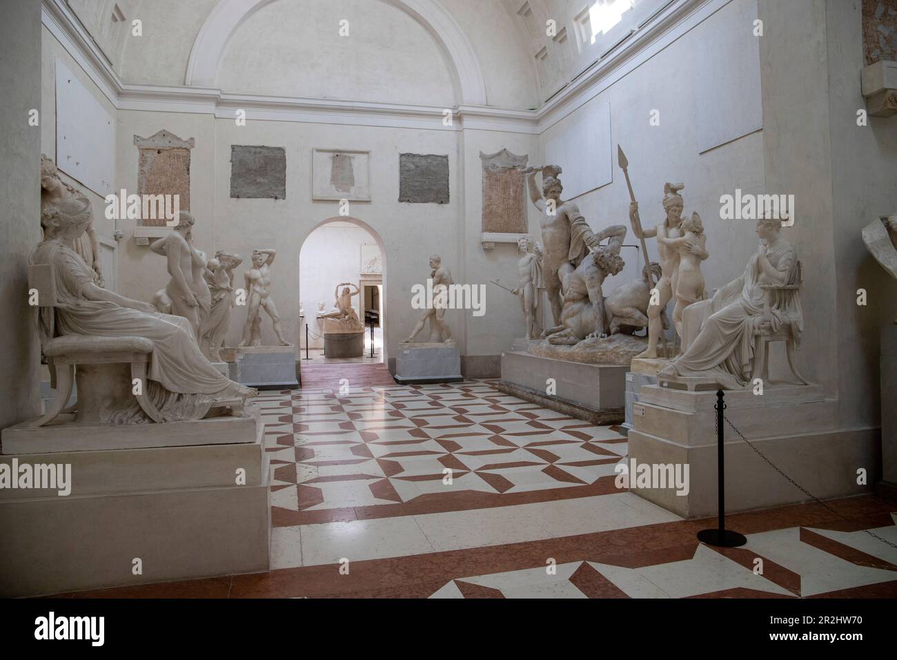 The gypsoteca of the Canova museum house, Possagno, Treviso district ...
