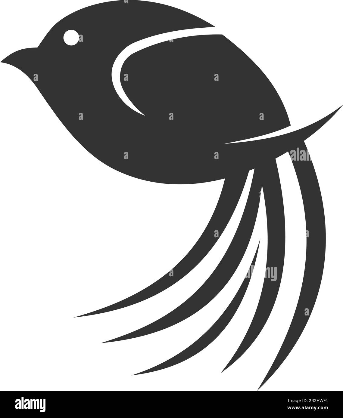 bird logo template. Icon Illustration Brand Identity. Isolated and flat ...