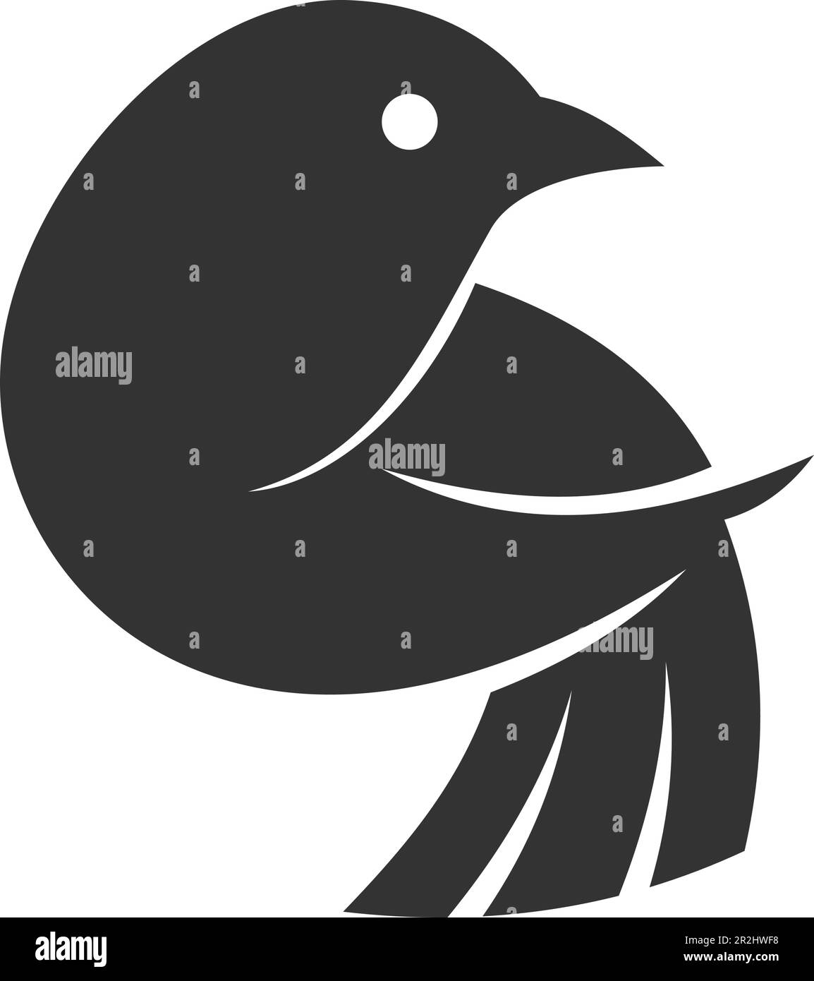 bird logo template. Icon Illustration Brand Identity. Isolated and flat ...