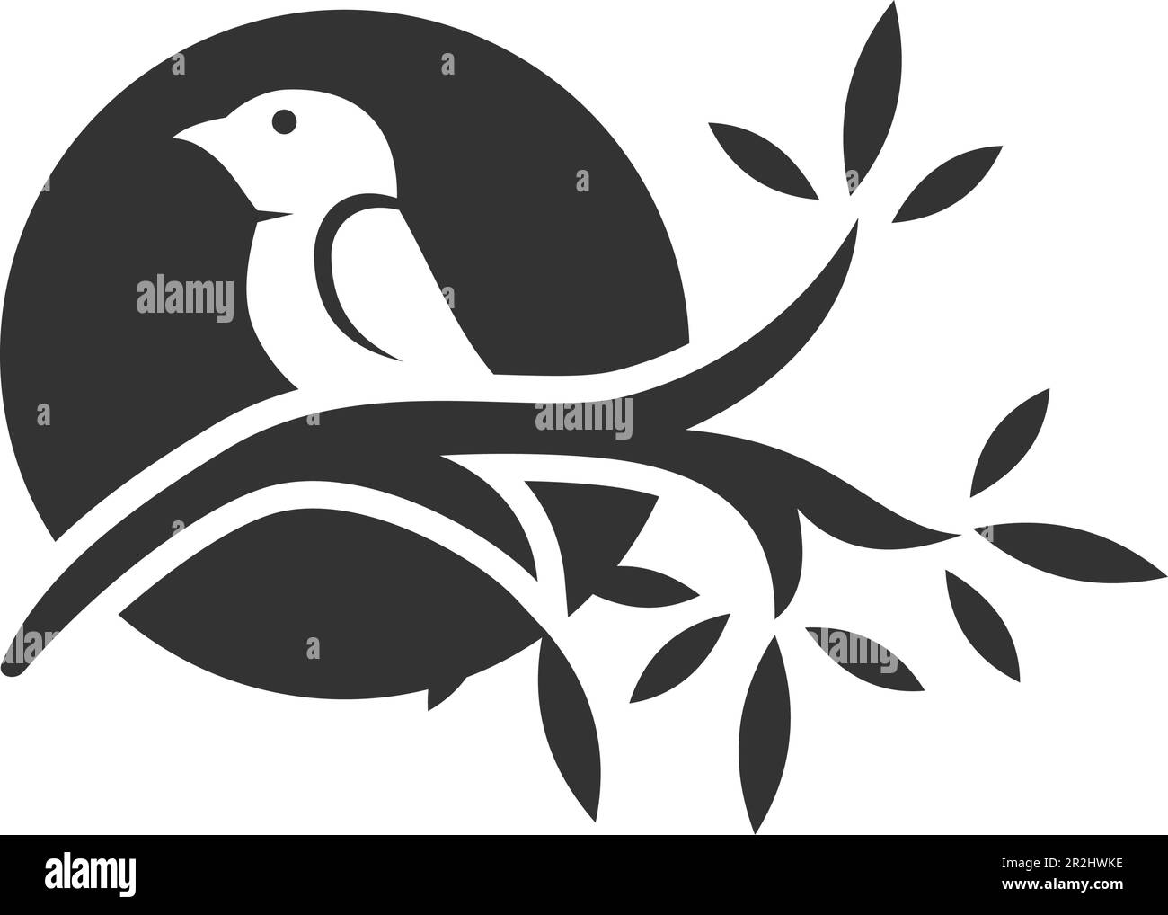 bird logo template. Icon Illustration Brand Identity. Isolated and flat ...