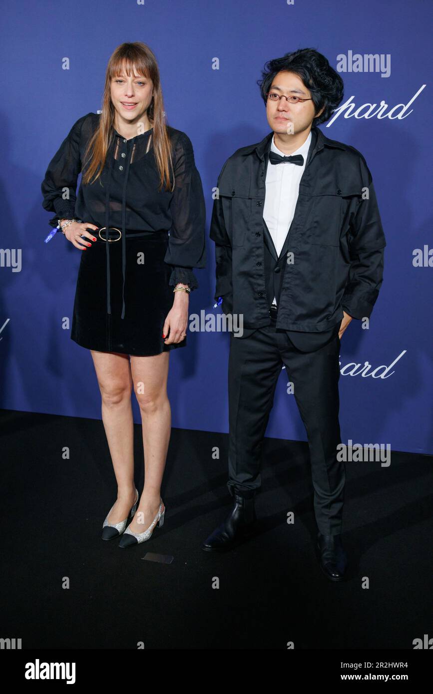 Cannes, France. 19th May, 2023. Alice Winocour and Davy Chou attending ...