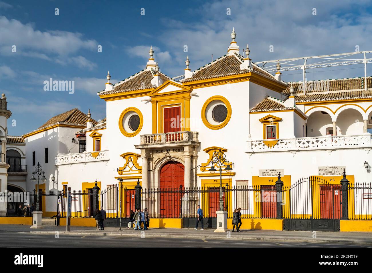 Plaza de toros bullring in Seville, Andalusia, Spain Stock Photo - Alamy