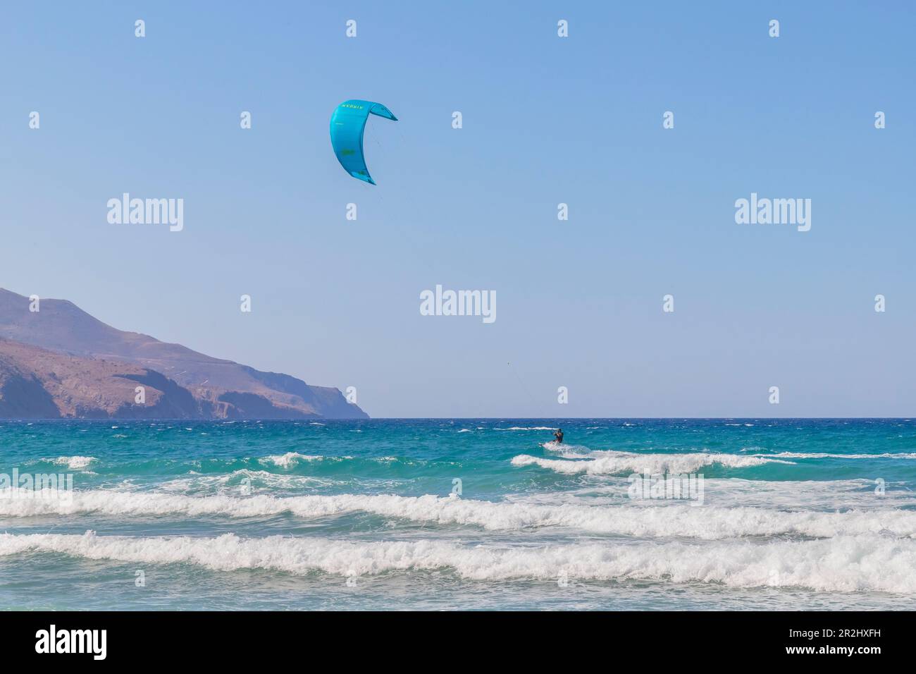 Kitesurfing greek islands hi-res stock photography and images - Alamy