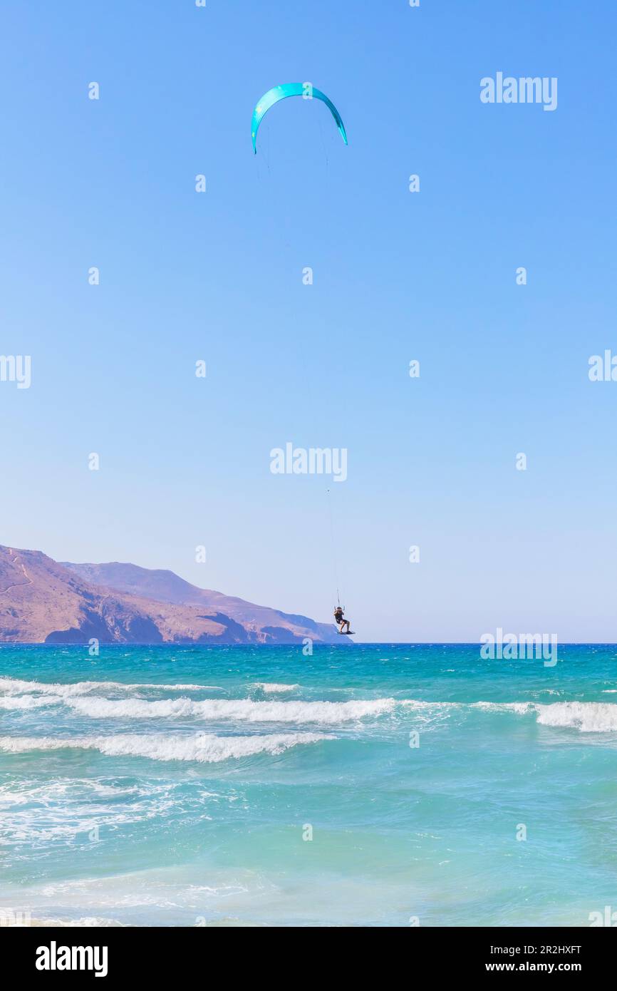 Kitesurfing greek islands hi-res stock photography and images - Alamy