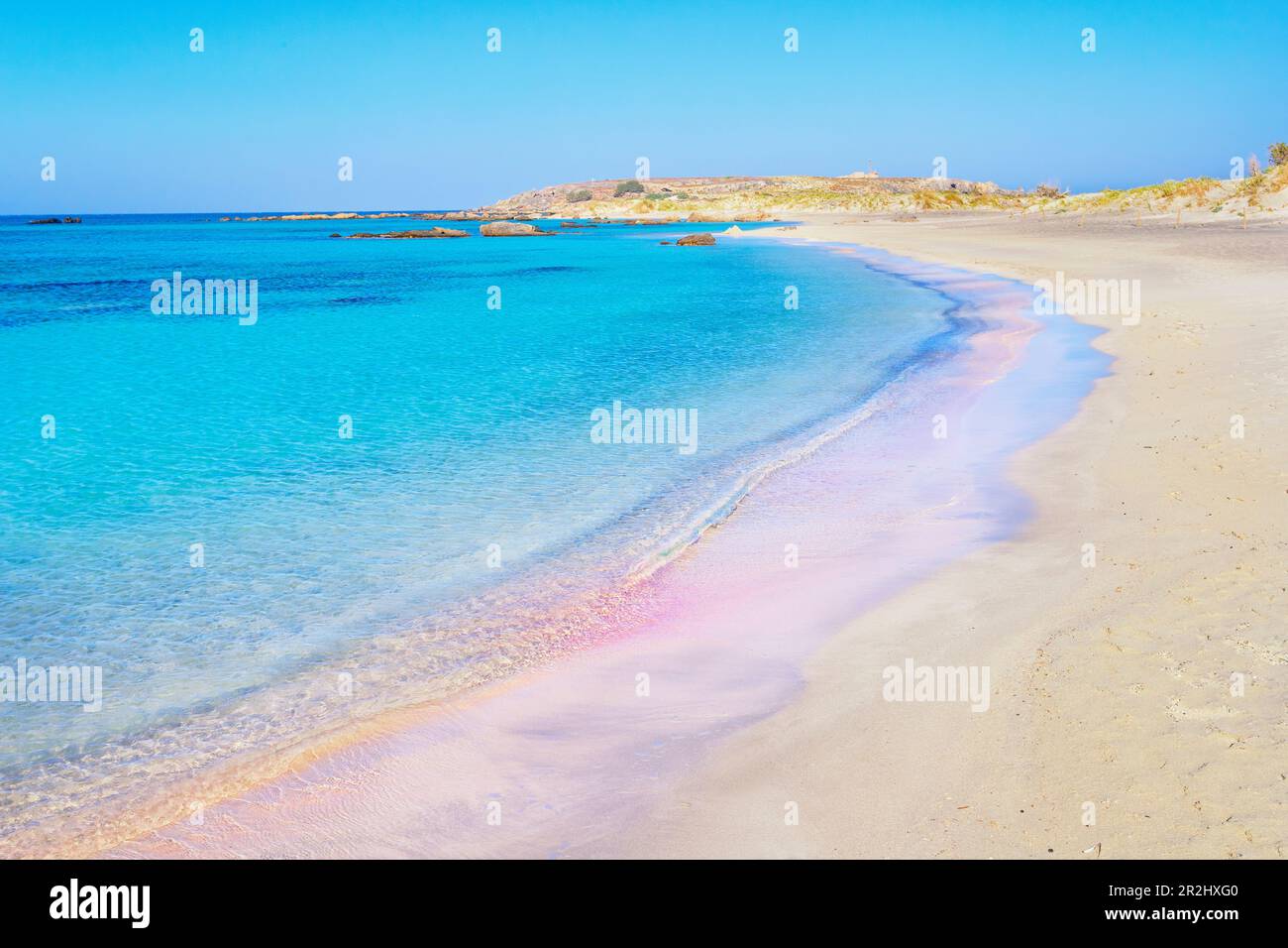 Elafonisi beach, Chania, Crete, Greek Islands, Greece Stock Photo - Alamy