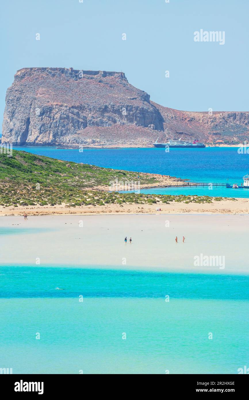 Balos bay, Gramvousa Peninsula, Chania, Crete, Greece Stock Photo - Alamy