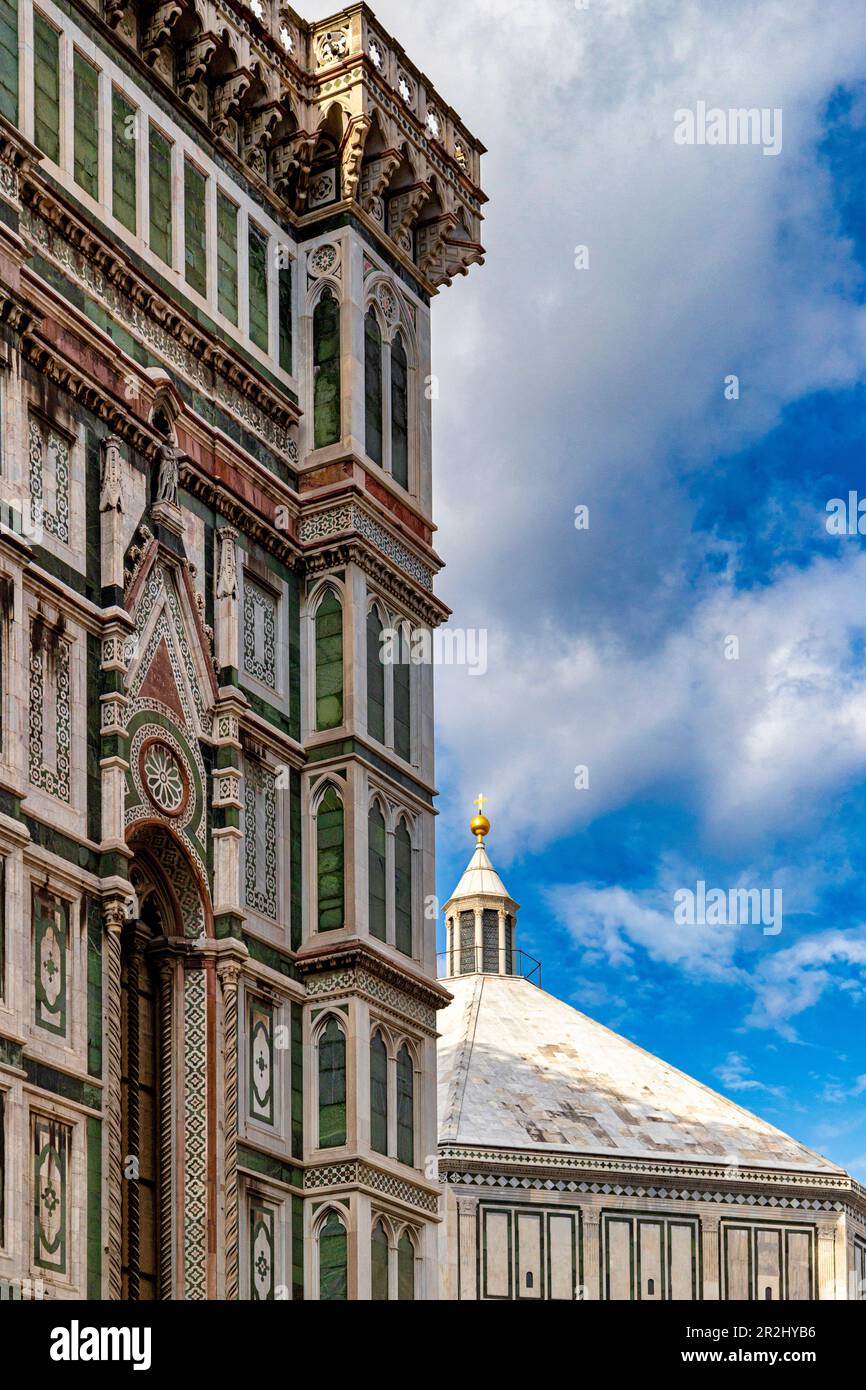 Cathedral of Santa Maria del Fiore and the Baptistery of San Giovanni ...