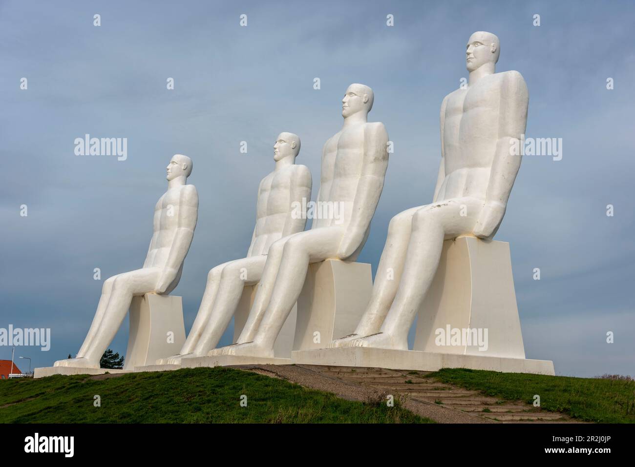 Mennesket ved Havet, The Man by the Sea, nine meter high sculptural ...
