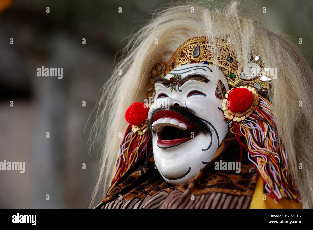 Traditional mask at a festival in Bali, Indonesia Stock Photo - Alamy