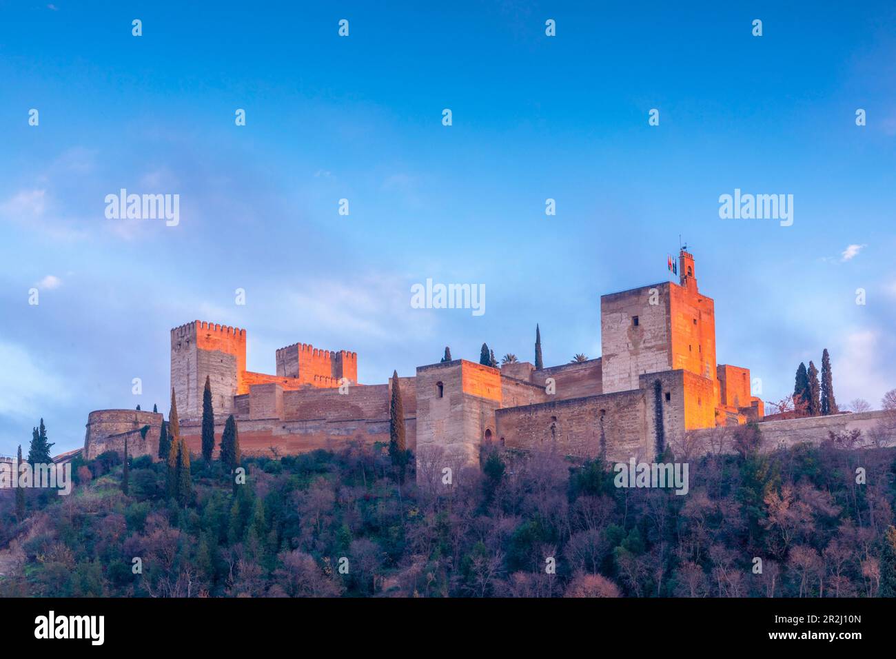 The Alhambra, UNESCO World Heritage Site, Granada, Andalusia, Spain ...