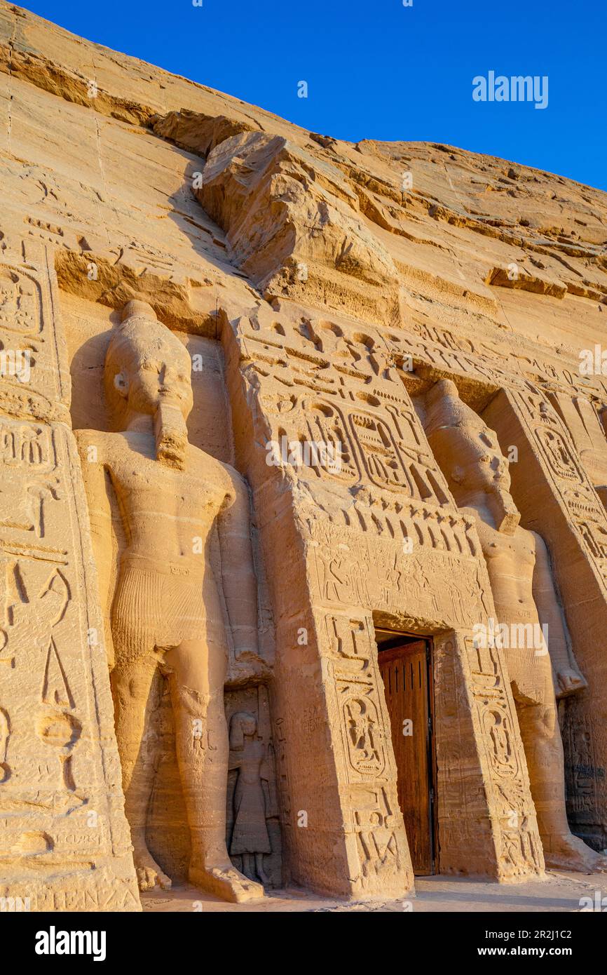 The Small Temple of Hathor and Nefertari, Abu Simbel, Abu Simbel ...