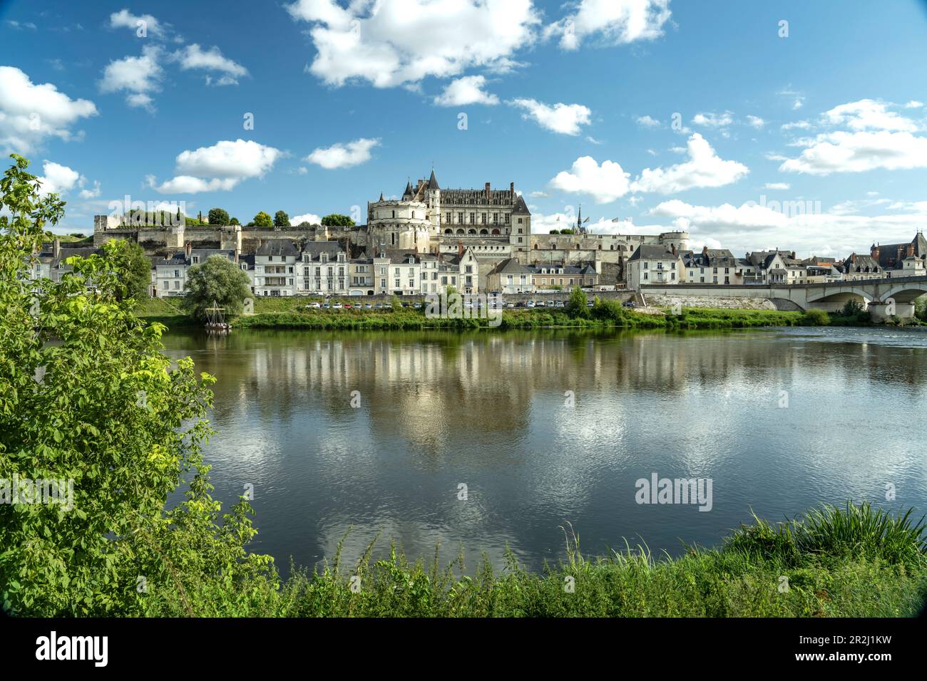 The Loire and Amboise Castle, Amboise, France Stock Photo - Alamy
