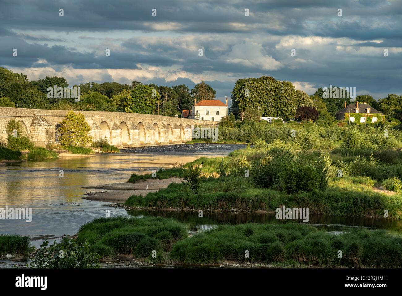 Loire Bridge at Beaugency, Loire Valley, France Stock Photo - Alamy