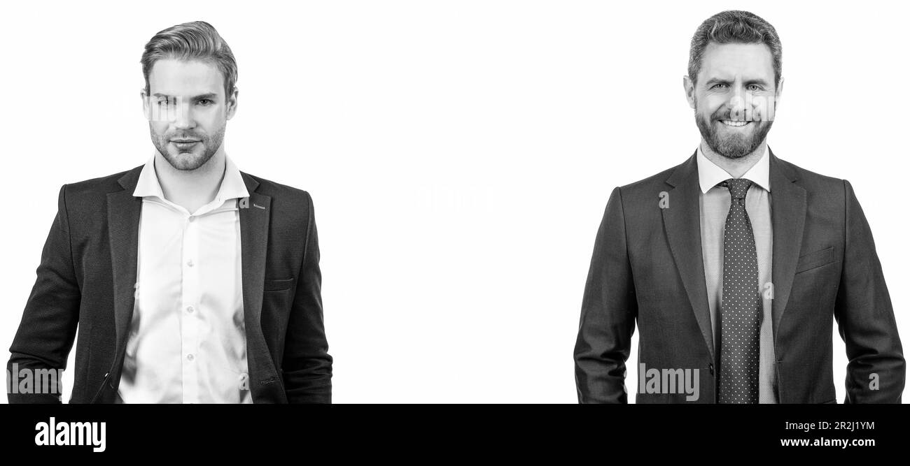 Well groomed business men Black and White Stock Photos & Images - Alamy