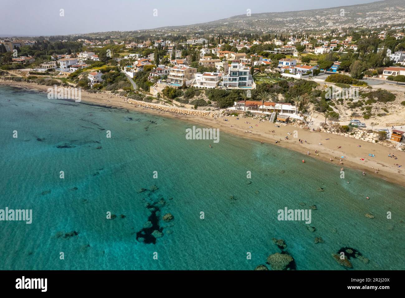 Aerial view of coral bay cyprus hi-res stock photography and images - Alamy