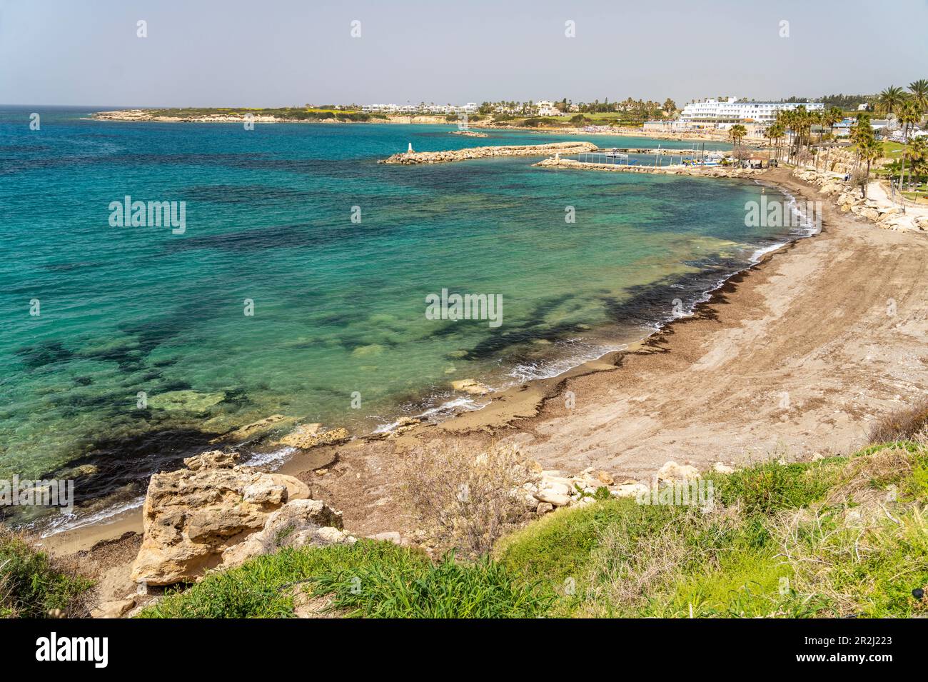 Coral Bay beach, Cyprus, Europe Stock Photo - Alamy